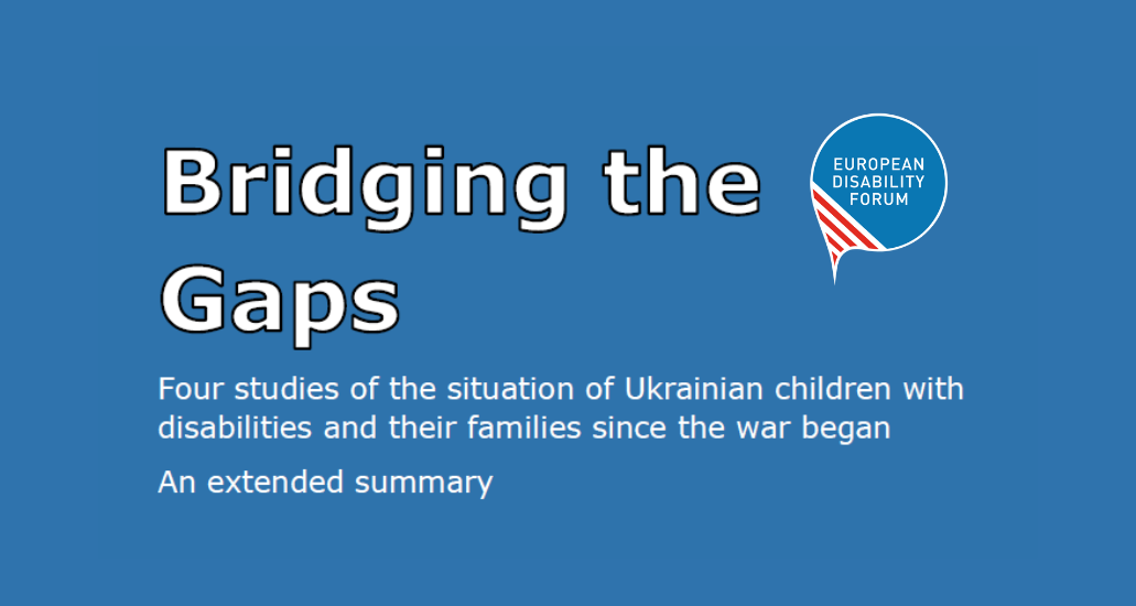 Bridging the Gaps - four studies on Ukrainian children with ...